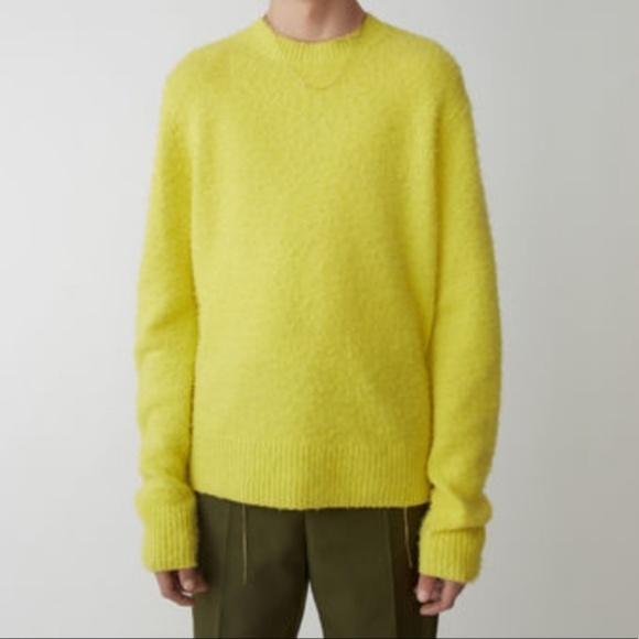 Acne Studios | Sweaters | Acne Studios Yellow Peele Woolcashmere ...